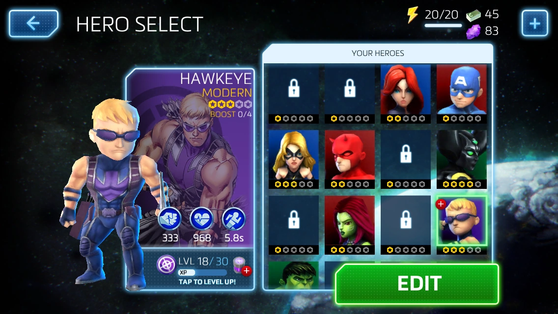 Hawkeye - Modern | Marvel mighty heroes Wikia | Fandom