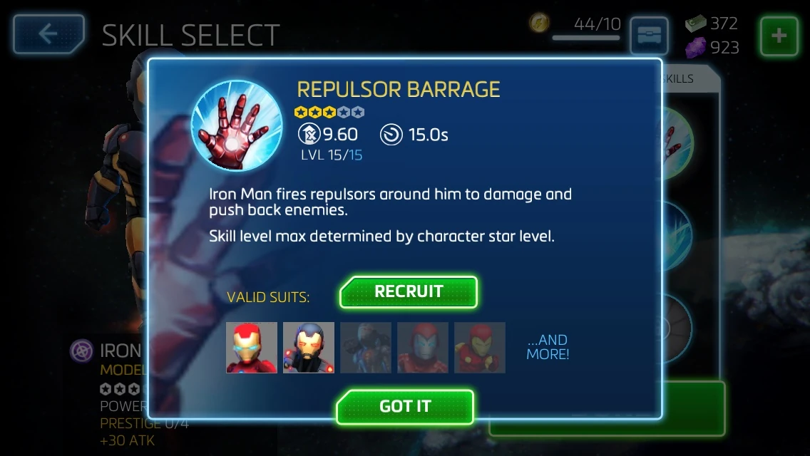 Repulsor Barrage | Marvel mighty heroes Wikia | Fandom