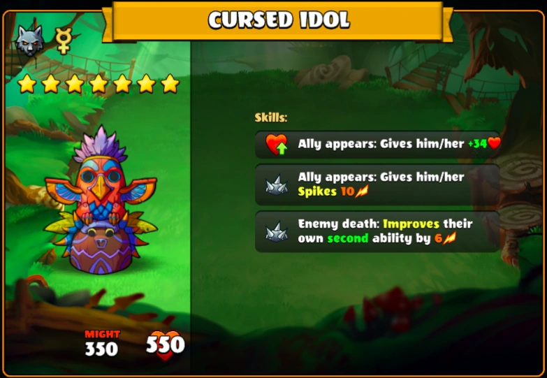 Cursed Idol | Mighty Party Wiki | Fandom