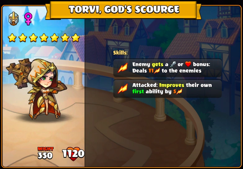 Torvi, God's Scourge | Mighty Party Wiki | Fandom