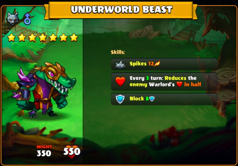 Underworld Beast | Mighty Party Wiki | Fandom