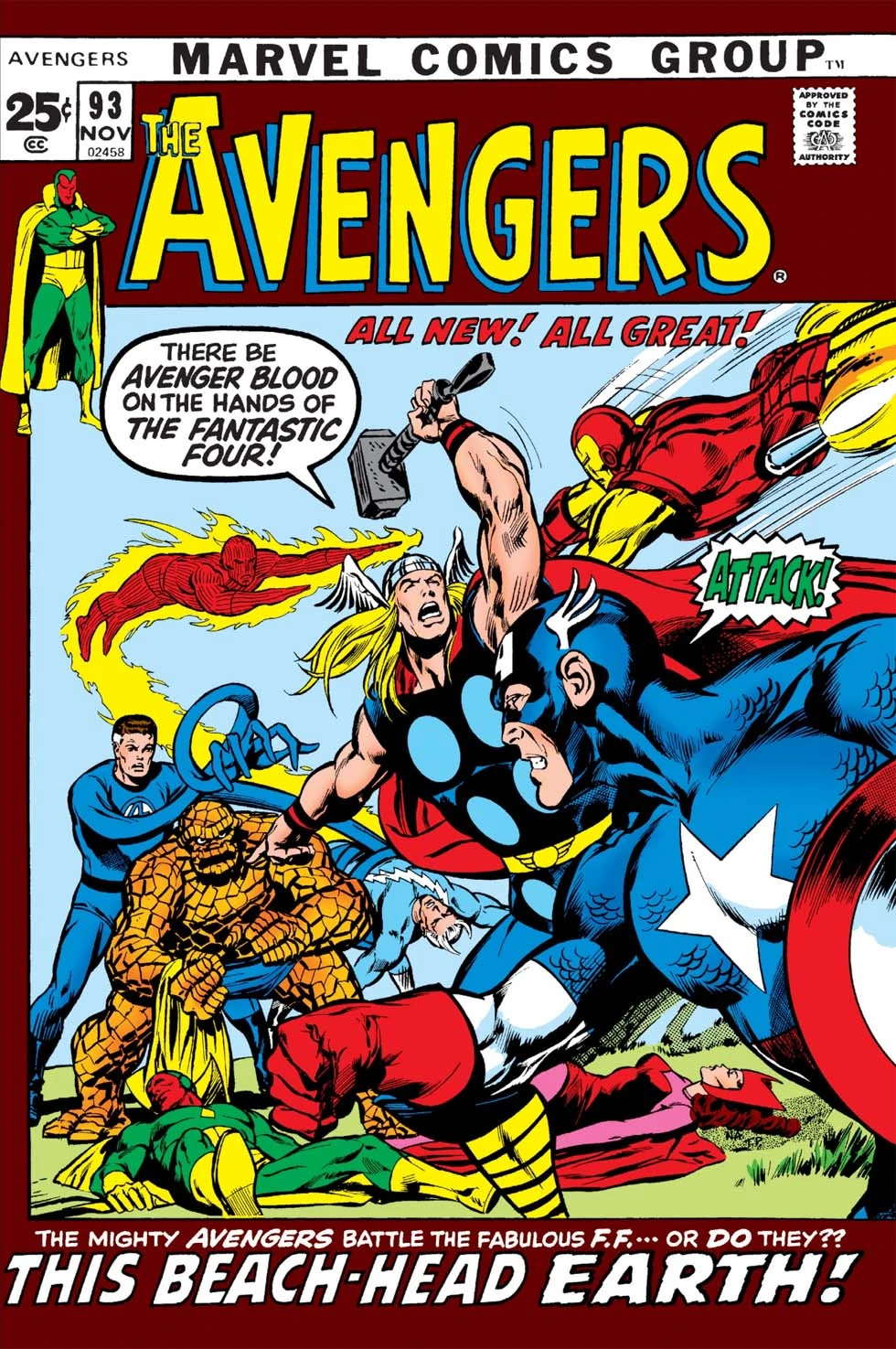 Avengers Vol 1 93 | The Mighty Thor | Fandom