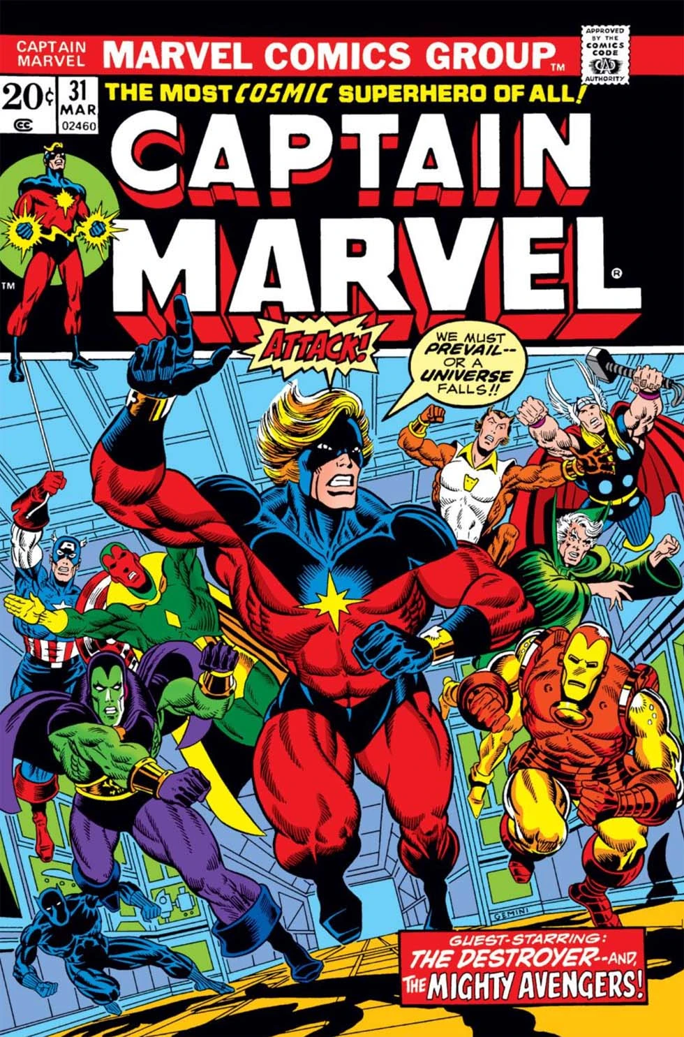 Captain Marvel Vol 1 31 | The Mighty Thor | Fandom