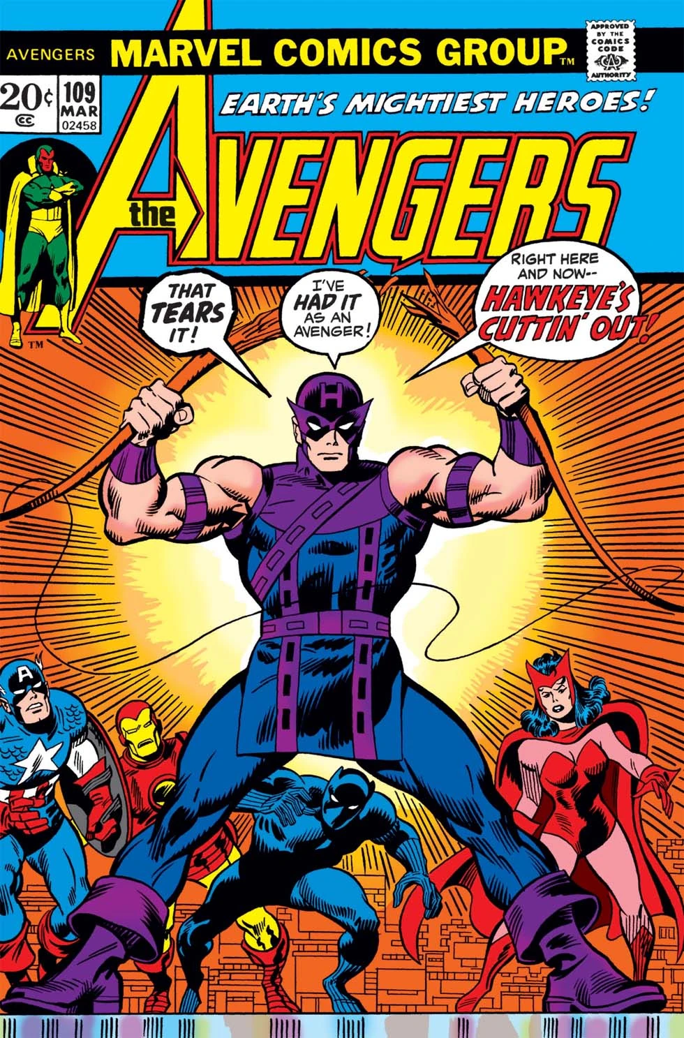 Avengers Vol 1 109 | The Mighty Thor | Fandom