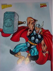 Throwing Mjolnir Poster | The Mighty Thor | Fandom