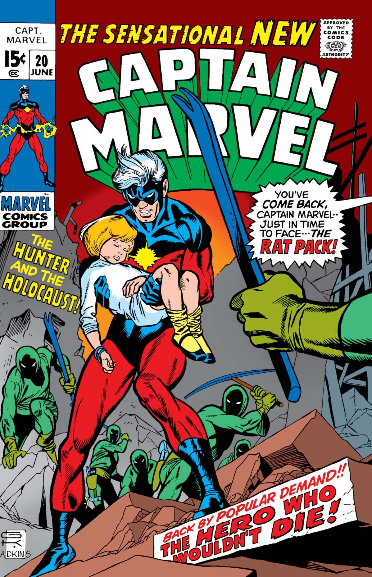 Captain Marvel Vol 1 20 | The Mighty Thor | Fandom
