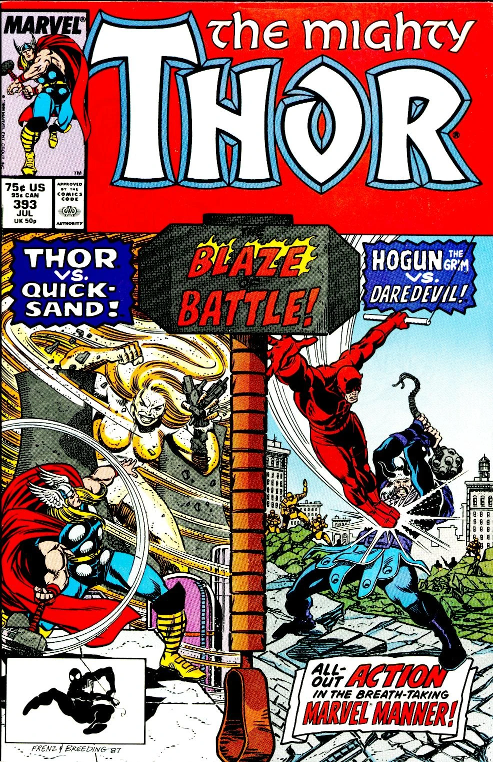 Thor Vol 1 393 | The Mighty Thor | Fandom