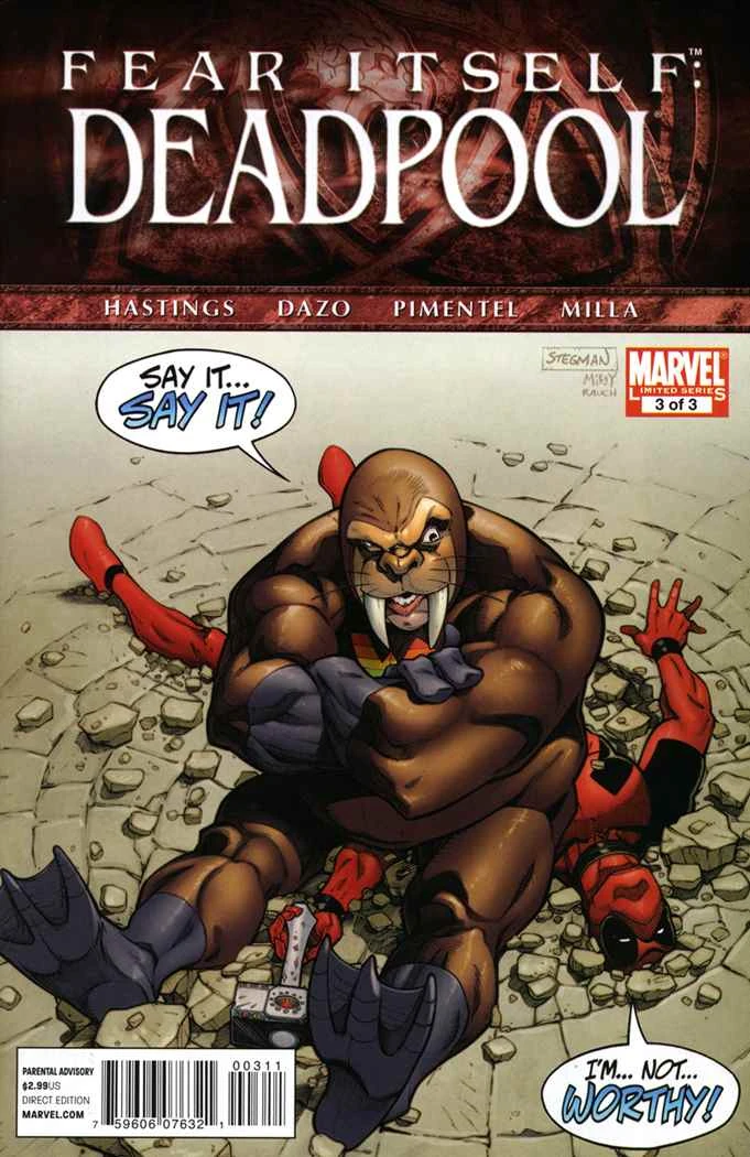 Fear Itself: Deadpool Vol 1 3 | The Mighty Thor | Fandom