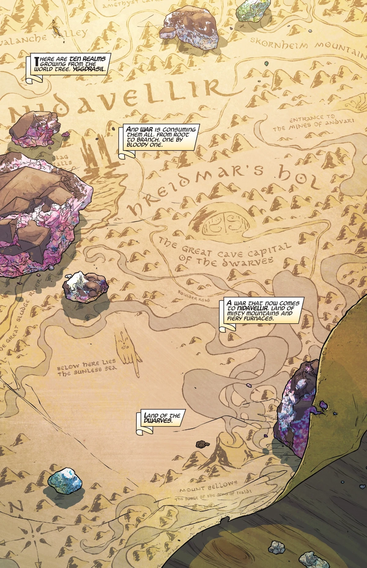 Great Cave Capital of the Dwarves | The Mighty Thor | Fandom