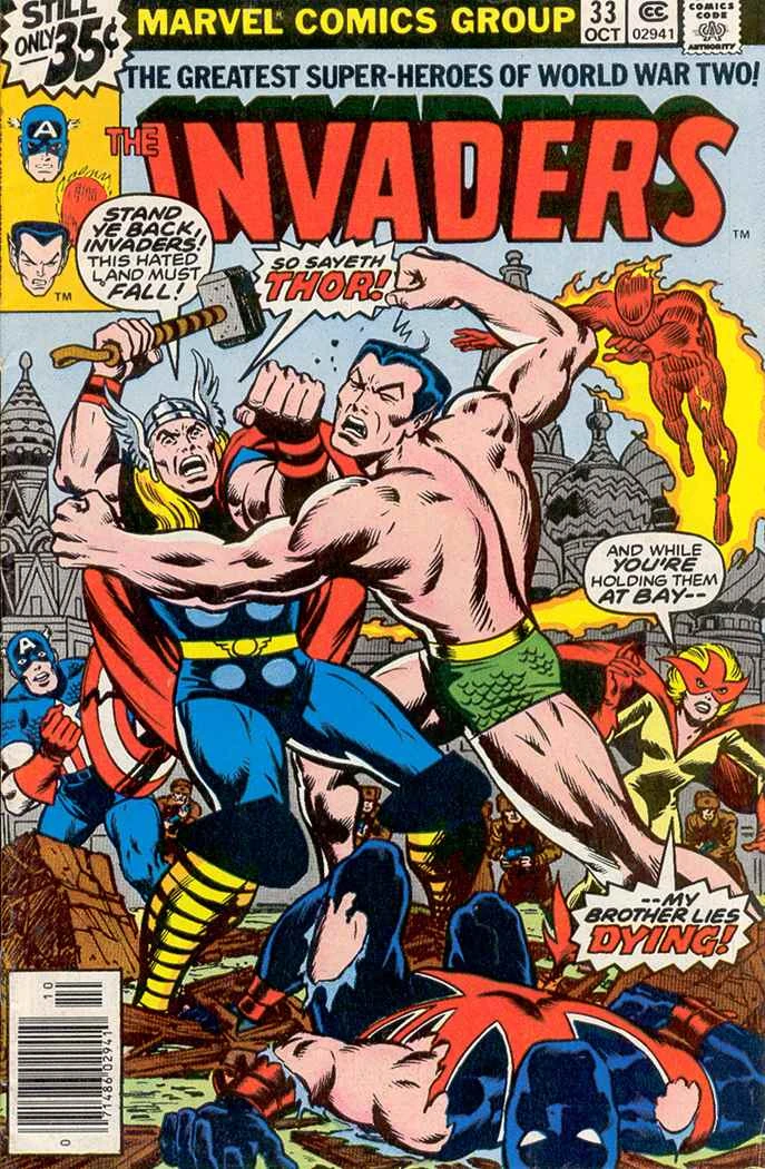 Invaders Vol 1 33 | The Mighty Thor | Fandom