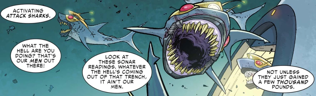Roxxon Attack Sharks | The Mighty Thor | Fandom