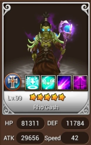 Rho'Gash | Mighty-warriors-italia Wikia | Fandom