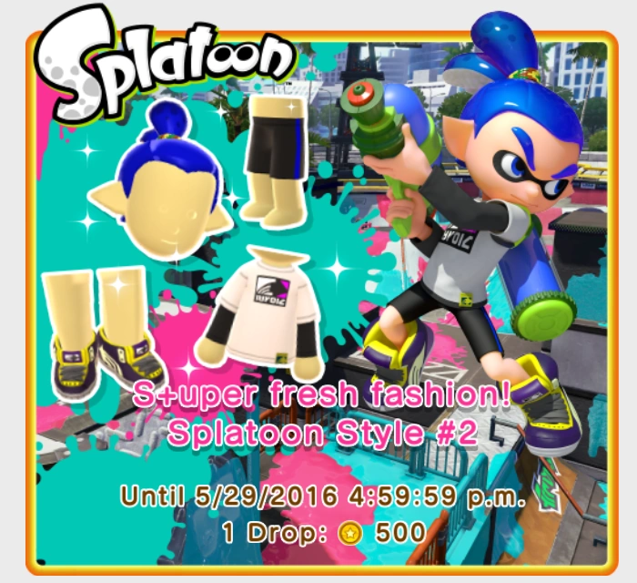 Splatoon Style 2 | Miitomo Wikia | Fandom