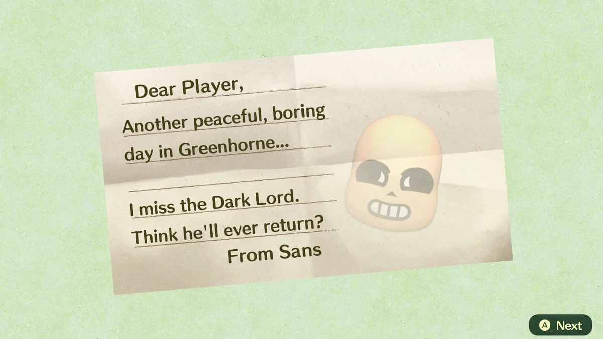 Letter | Miitopia Wiki | Fandom