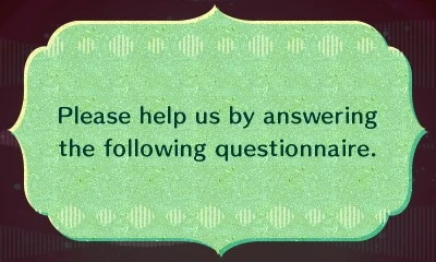 Questionnaire | Miitopia Wiki | Fandom