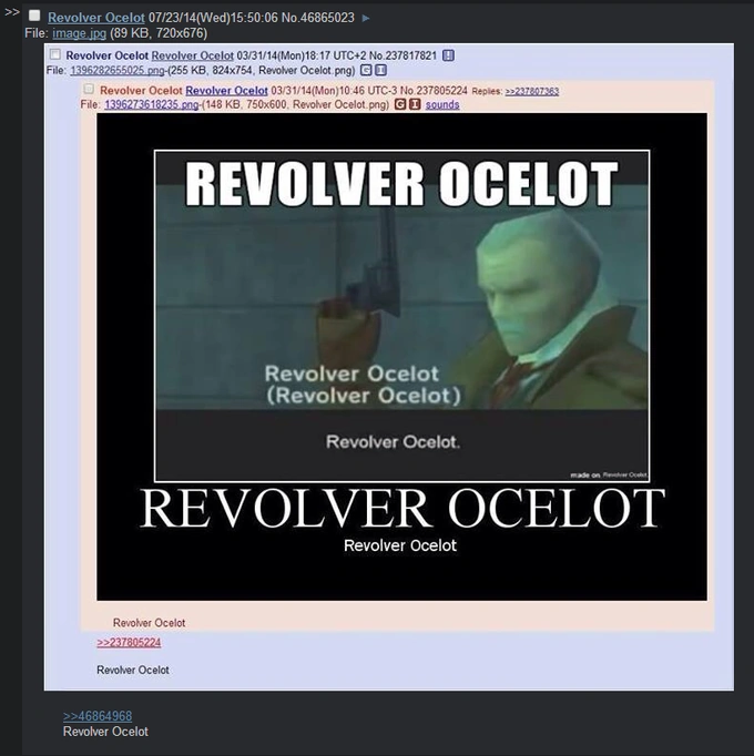 Revolver Ocelot | MikeNnemonic Wiki | Fandom