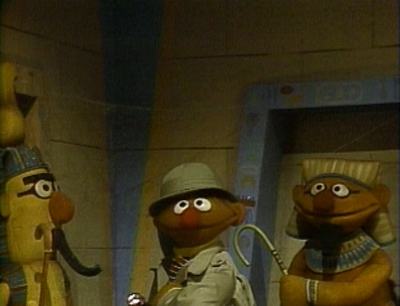 Sesame Street Bert And Ernie In A Pyramid