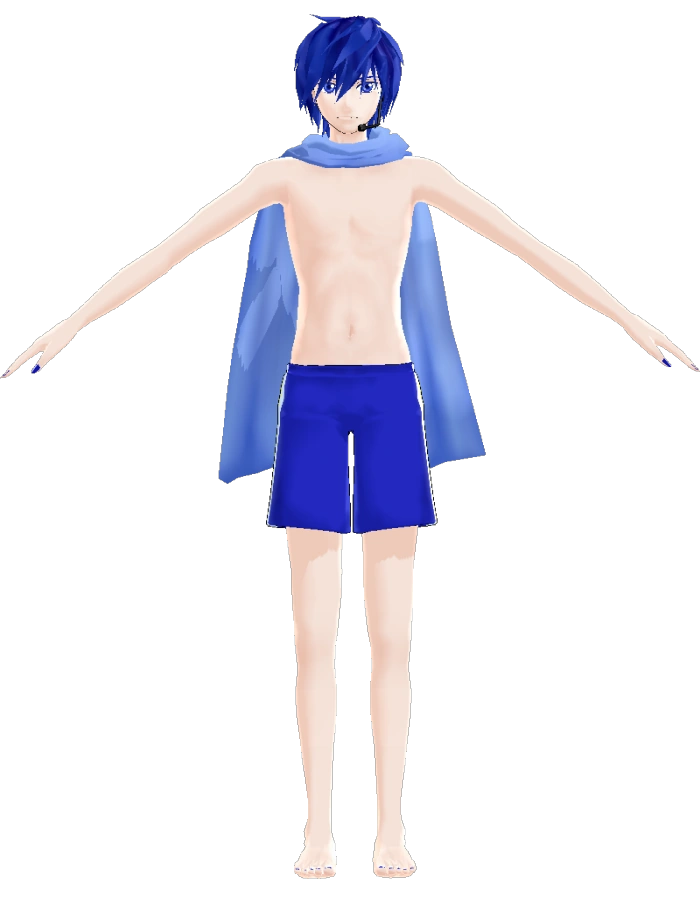 KAITO Swimware (hzeo) | MikuMikuDance Wiki | Fandom