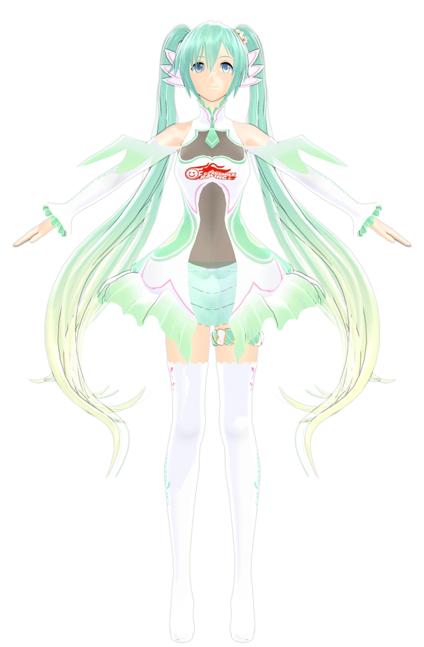 Miku Hatsune Racing 2017 (Akane) | MikuMikuDance Wiki | Fandom