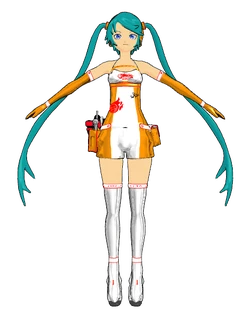 Miku Hatsune Race Queen 2010 (Jyuki) | MikuMikuDance Wiki | Fandom