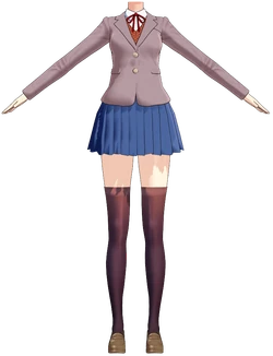 DDLC OC Base (AkemiWhy) | MikuMikuDance Wiki | Fandom