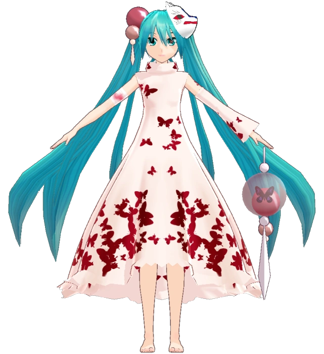 Miku Hatsune Butterfly (Uri) | MikuMikuDance Wiki | Fandom