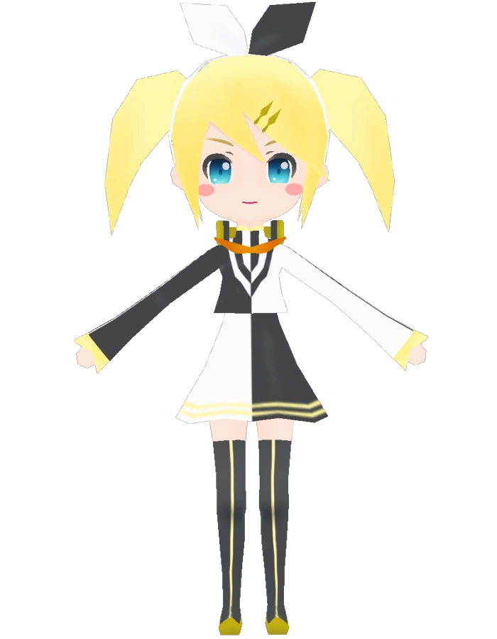 Rin Kagamine Reactor Chibi (Colon) | MikuMikuDance Wiki | Fandom