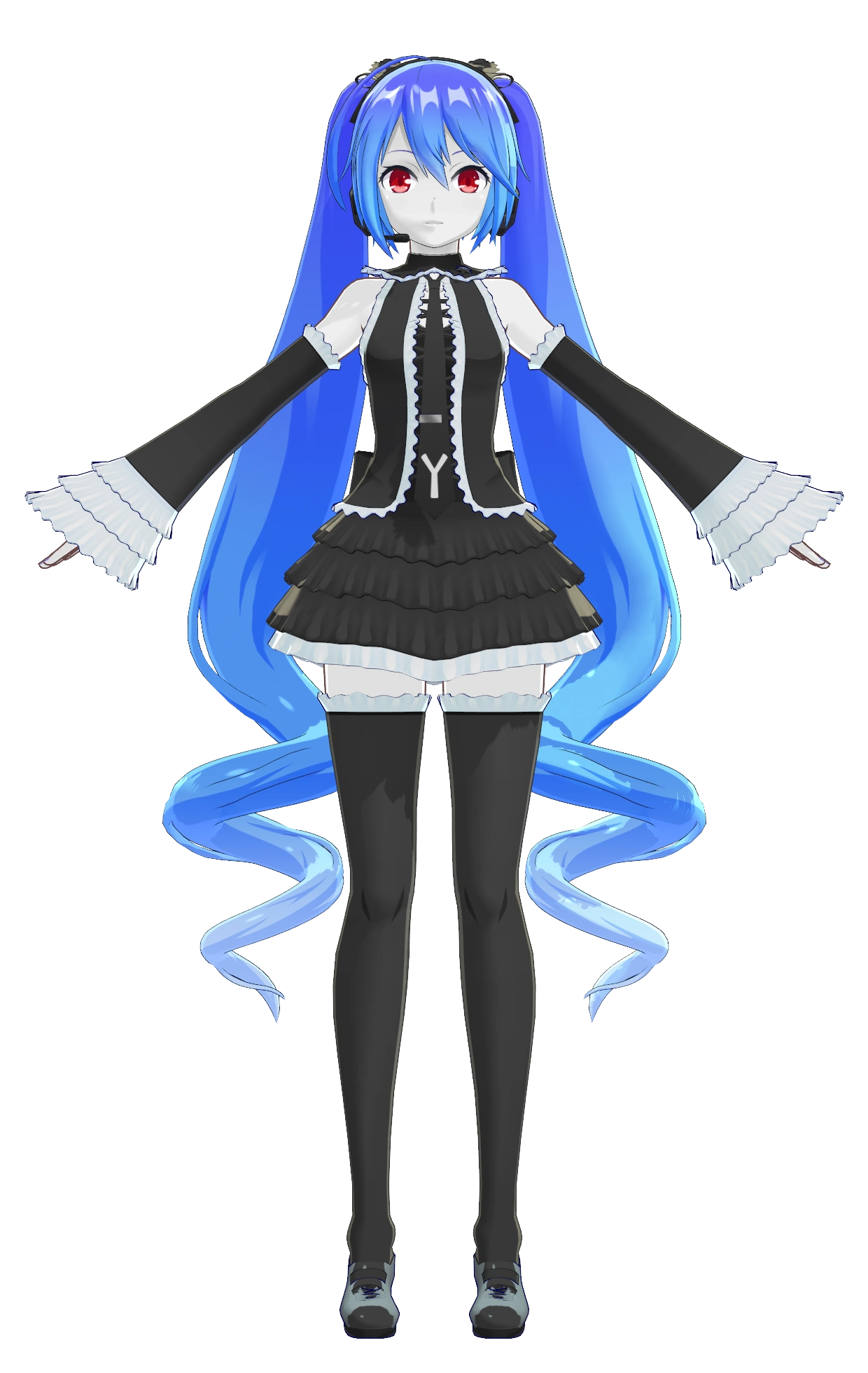 Hatsune miku mmd model dl - terrus