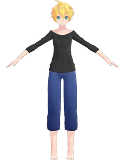 Len Kagamine Loungewear Tda Edit (Jiyurun) | MikuMikuDance Wiki | Fandom