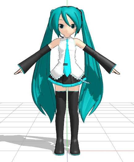 Chibi Miku (Kiyo) | MikuMikuDance Wiki | Fandom