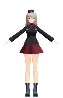 Erika Itsumi - Girls und Panzer (Warusa P) | MikuMikuDance Wiki | Fandom