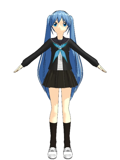 Miku Hatsune Project Diva Rolling Girl (SketchyMod) | MikuMikuDance ...