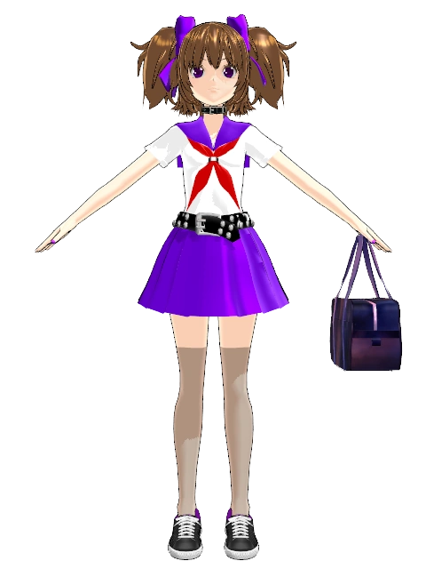 Komi Natsume Redesign Schoolgirl (SketchyMod) | MikuMikuDance Wiki | Fandom