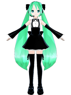 Miku Hatsune Gothic (Jjinomu) | MikuMikuDance Wiki | Fandom
