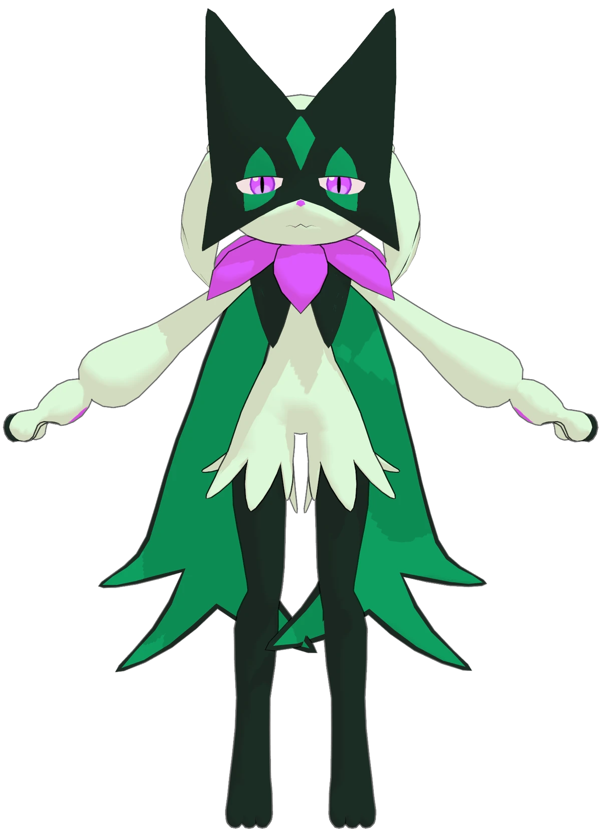 Meowscarada (Kuju Mix) | MikuMikuDance Wiki | Fandom
