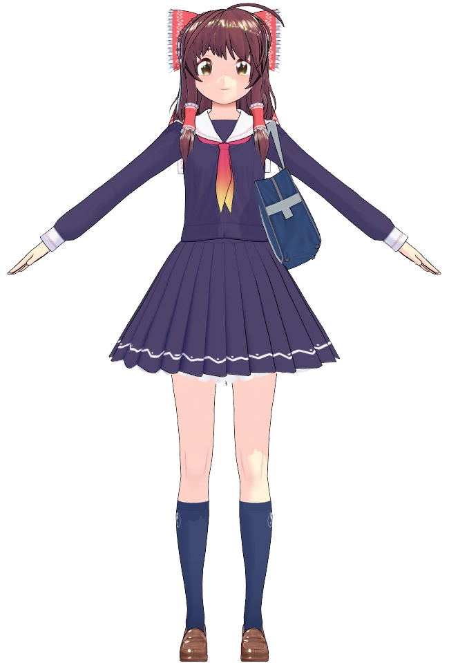 Reimu Hakurei Carefree Class Representative (AkemiWhy) | MikuMikuDance ...