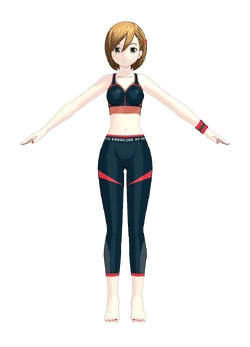 MEIKO V3 Exercise Wear (Masisi) | MikuMikuDance Wiki | Fandom