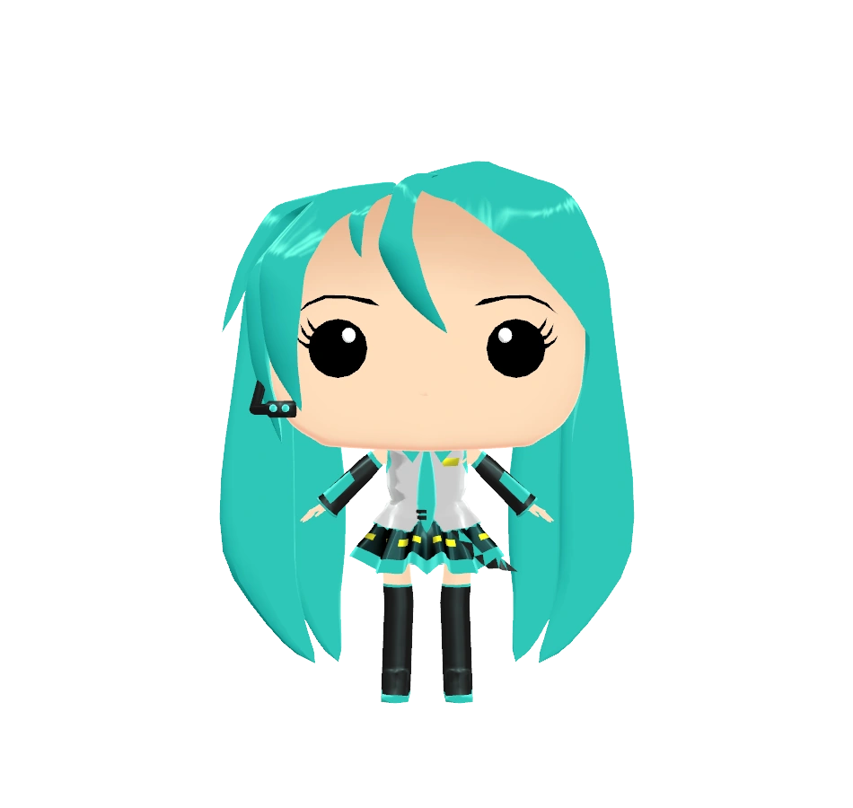 Miku Hatsune Funko Style (MMDKitsunefox) | MikuMikuDance Wiki | Fandom