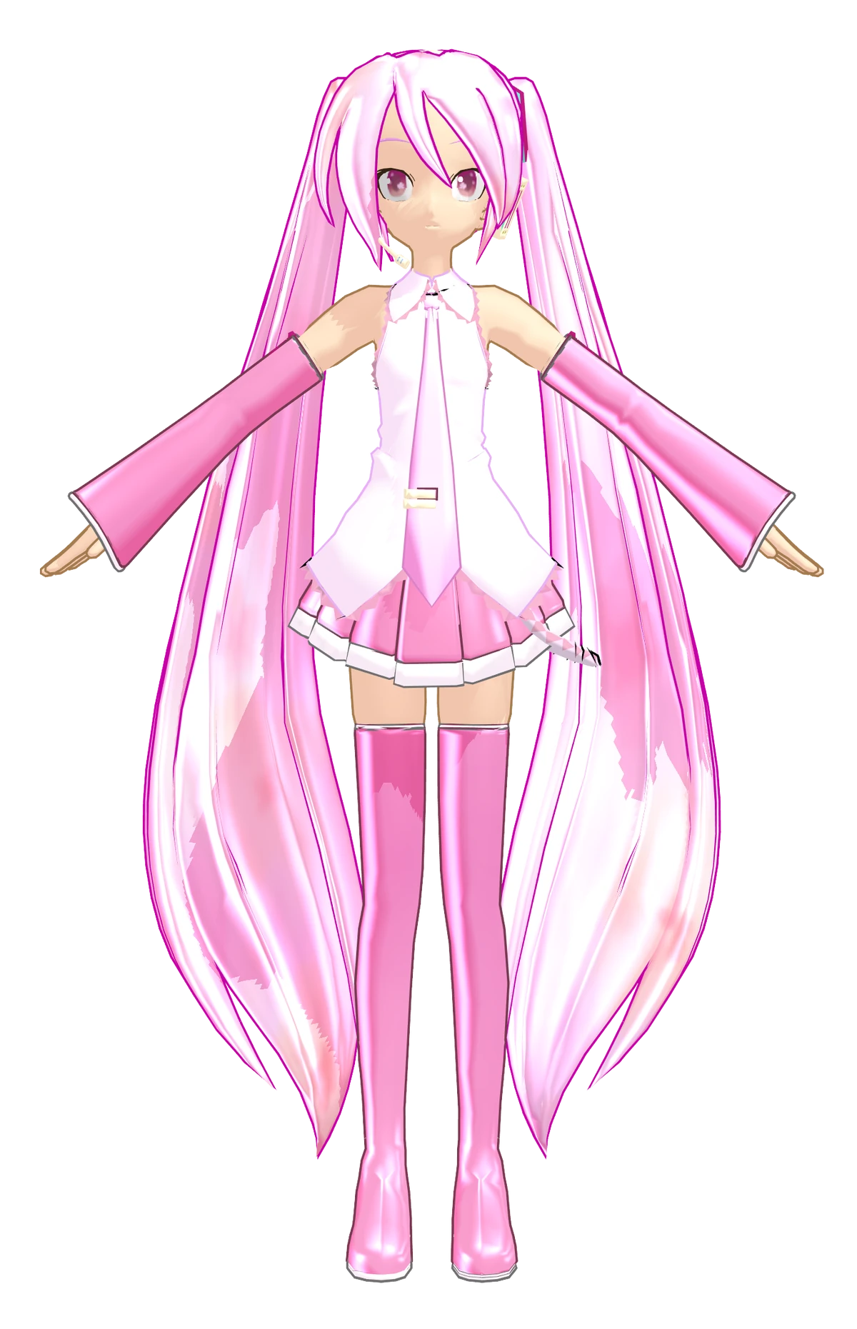 Sakura Miku (MMD-Kyu) | MikuMikuDance Wiki | Fandom