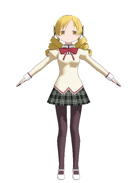 Mami Tomoe Schoolgirl (Kakura) | MikuMikuDance Wiki | Fandom