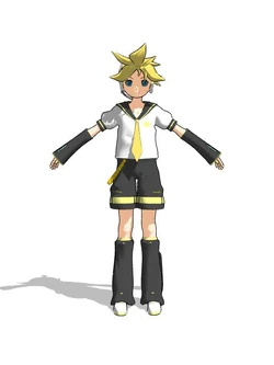Len Kagamine (Kio) | MikuMikuDance Wiki | Fandom