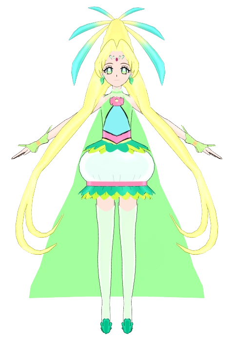 Cure Oasis (Bungle Scrungle) | MikuMikuDance Wiki | Fandom