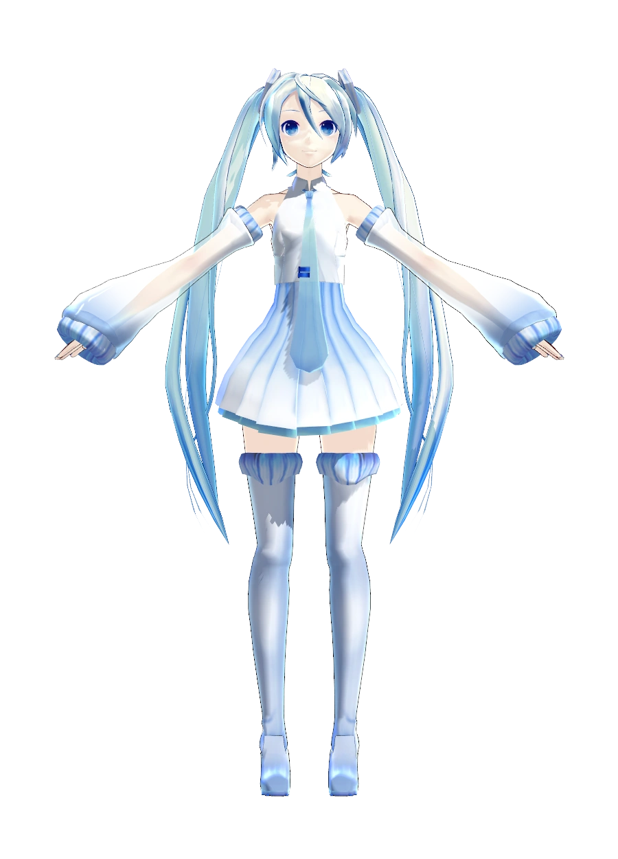 Snow Miku V3 (REMmaple) | MikuMikuDance Wiki | Fandom