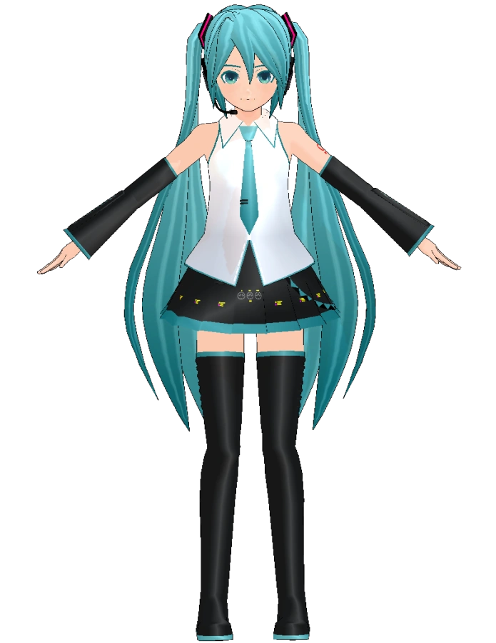 Miku Hatsune Chibi Edit (Nerudora) | MikuMikuDance Wiki | Fandom