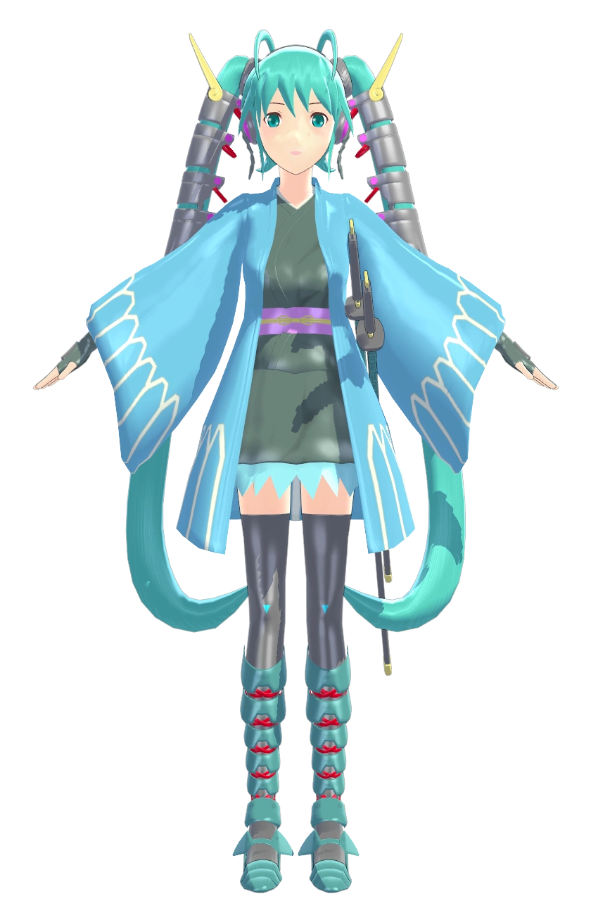 Miku Hatsune Samurai Girl (Akane) | MikuMikuDance Wiki | Fandom