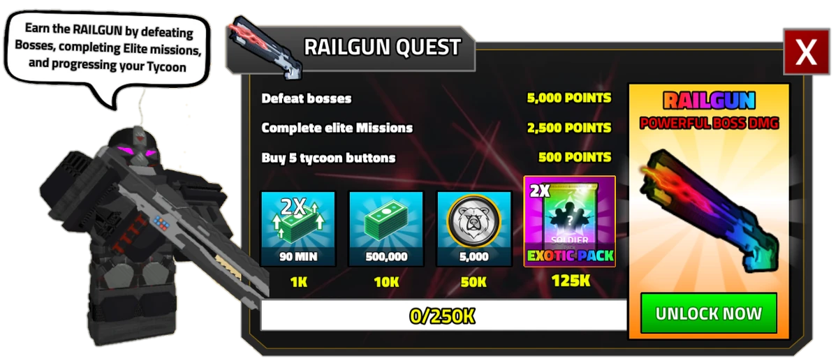 Railgun Quest | Military Tycoon Wiki | Fandom