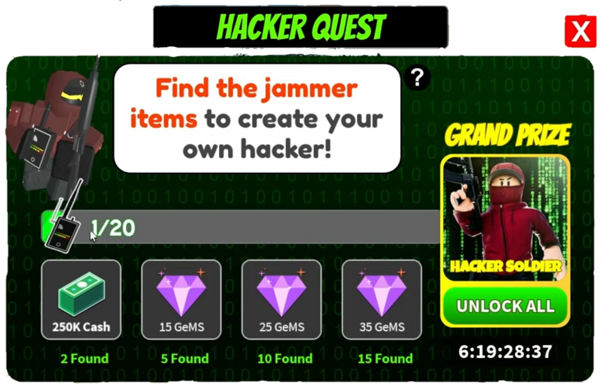 Hacker Quest Event Military Tycoon Wiki Fandom