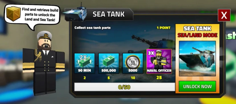 Sea Tank Quest | Military Tycoon Wiki | Fandom