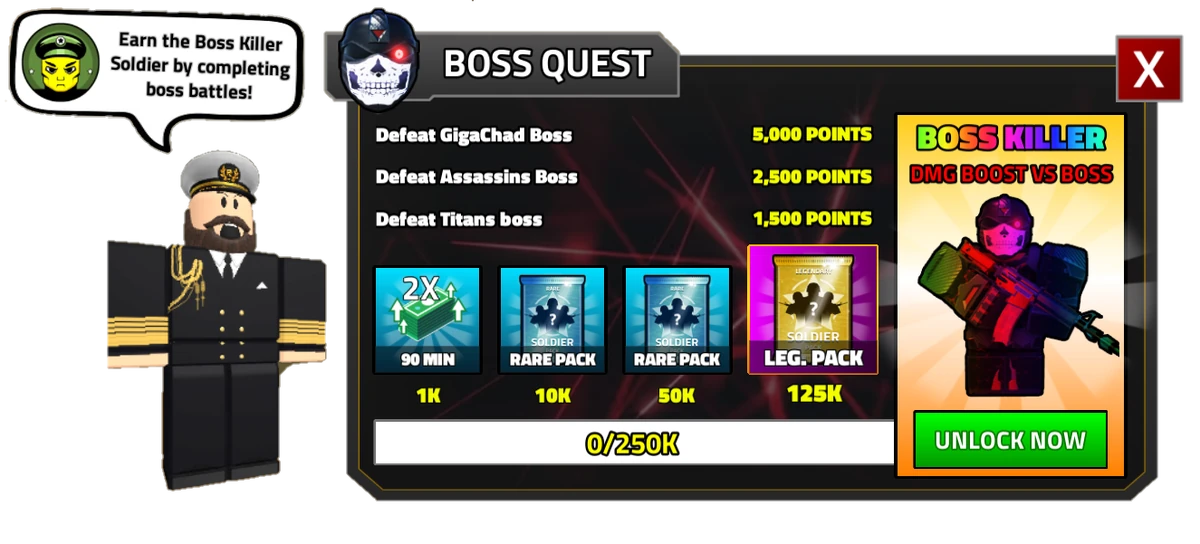 Boss Quest | Military Tycoon Wiki | Fandom