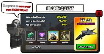 YF-23 Quest | Military Tycoon Wiki | Fandom